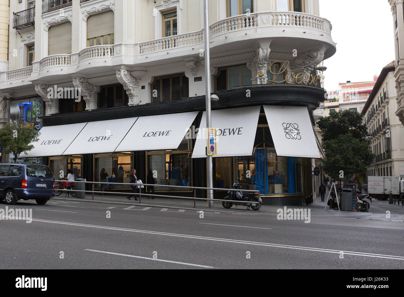 Loewe Gran Via, Madrid Spain Stock Photo - Alamy