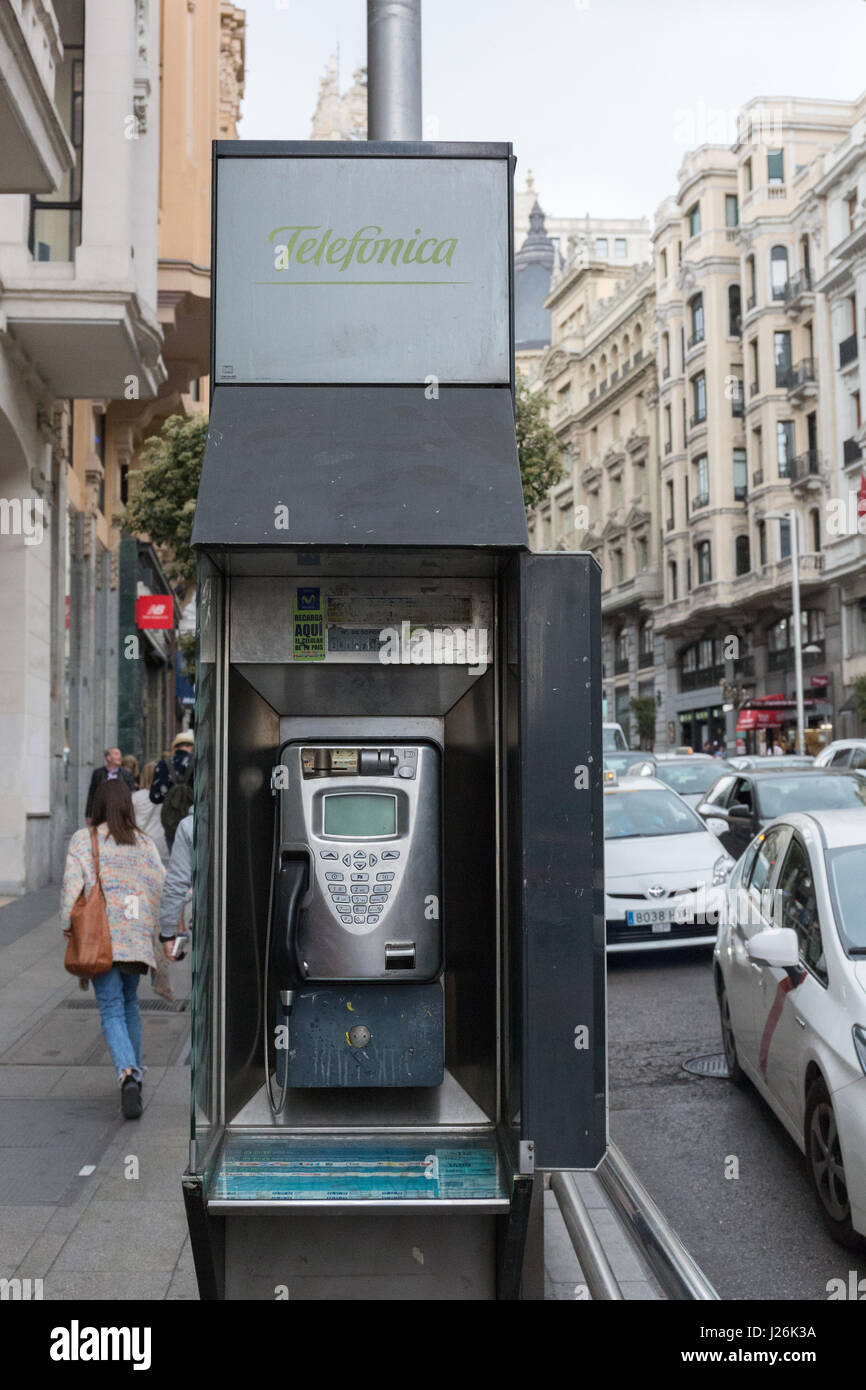 Telefonica booth hi-res stock photography and images - Alamy