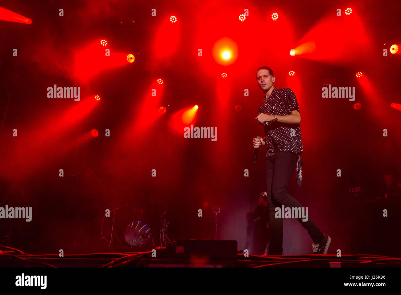 The US-American rapper Gerald Earl Gillum aka G-Eazy live, 26th Open ...