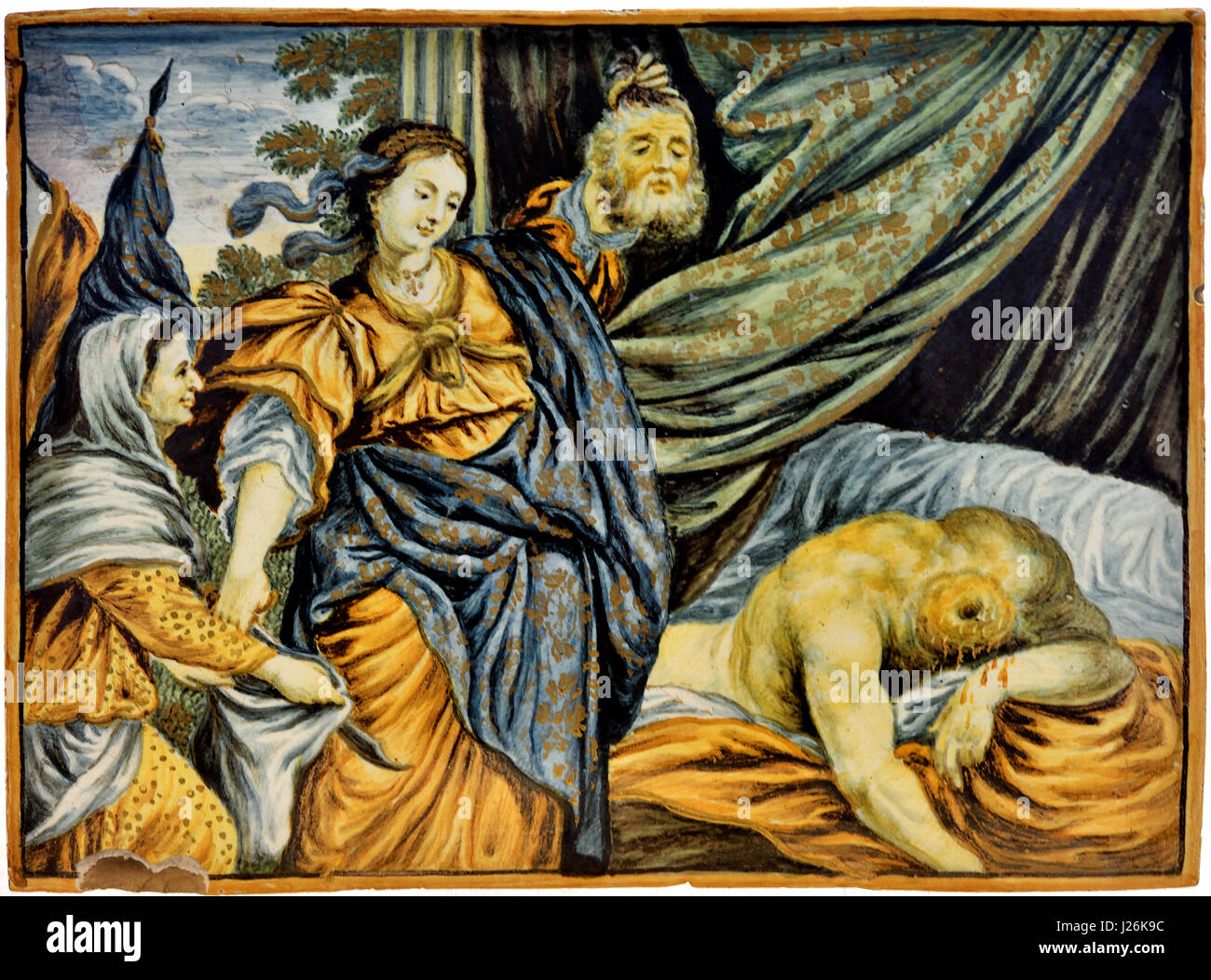 Judith with the Head of Holofernes (Old Testament) 1700 Castelli, Carlo ...