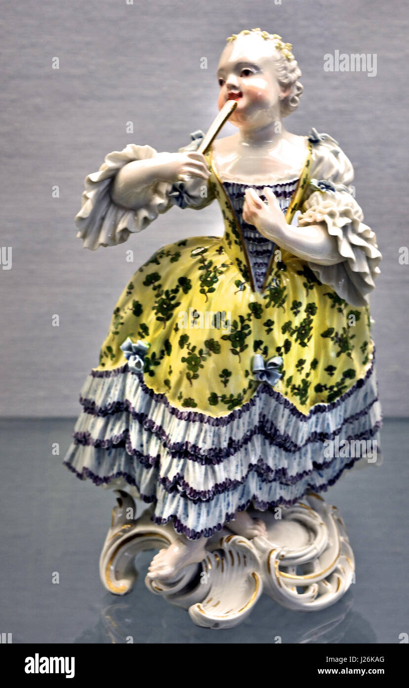 Little girl as lady dressed 1760 by Karl Gottlieb Lück, (GERMAN, 1730 ...