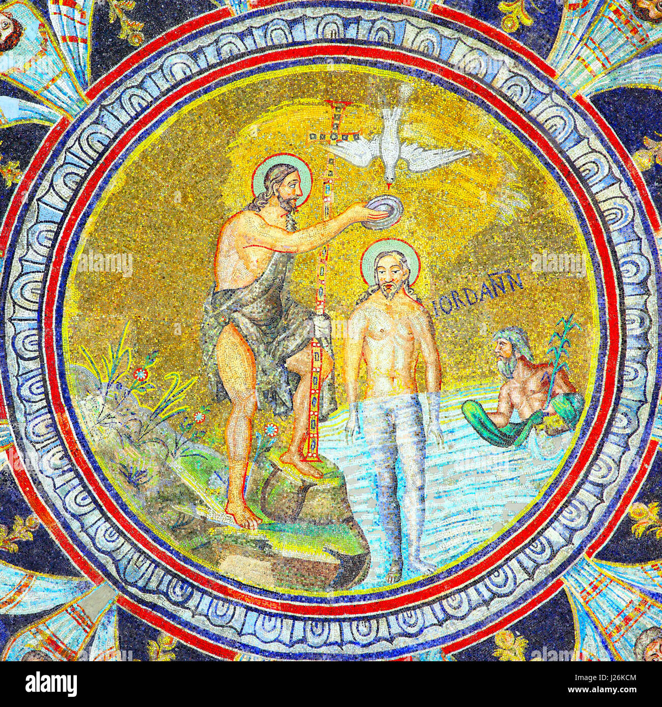 John baptist baptizing jesus christ hi-res stock photography and images ...