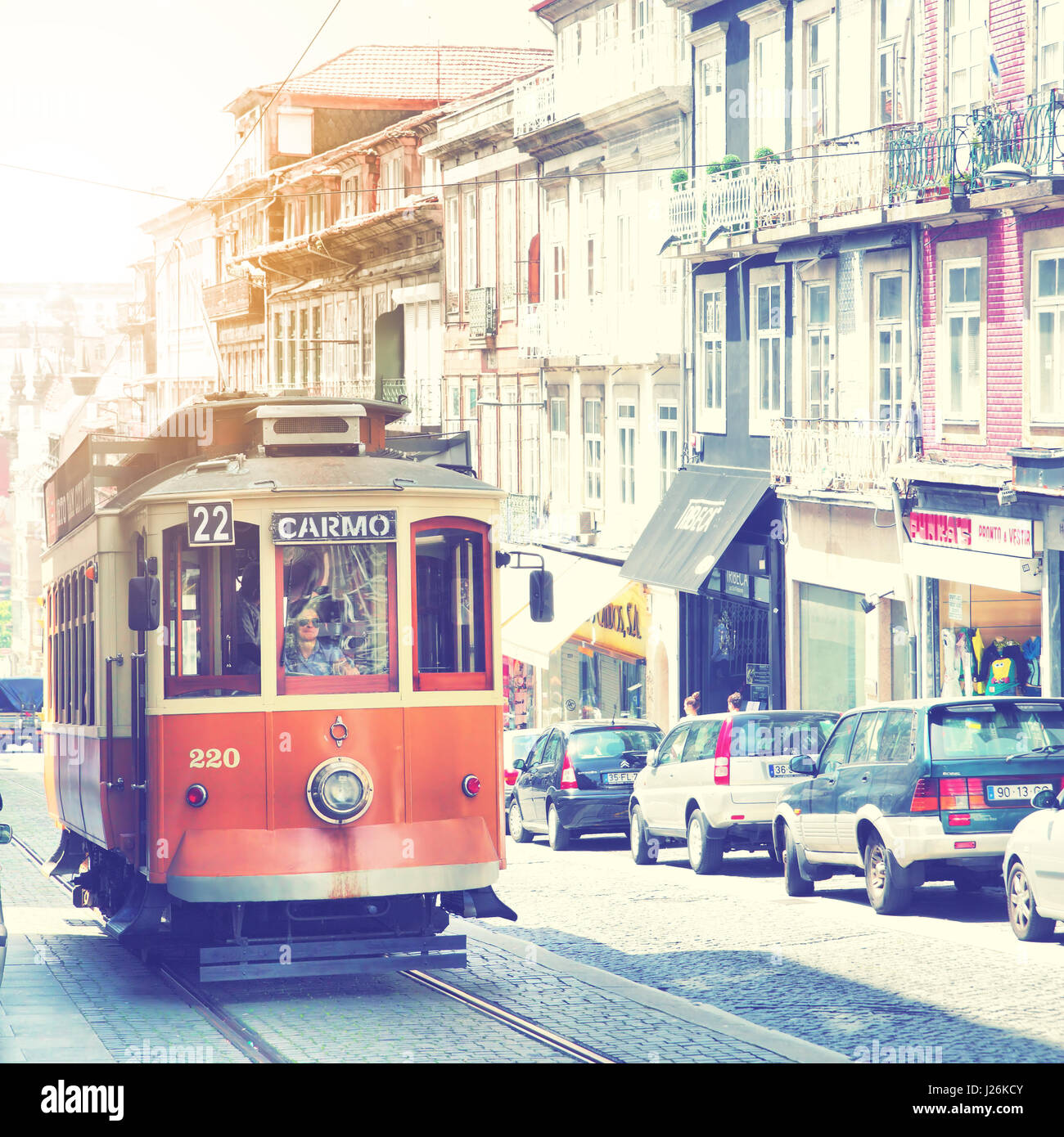 Old tram car hi-res stock photography and images - Alamy