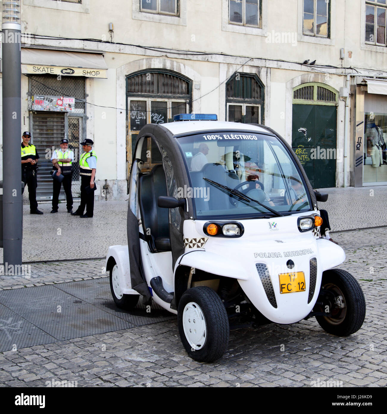 Electric police vehicle hi-res stock photography and images - Alamy