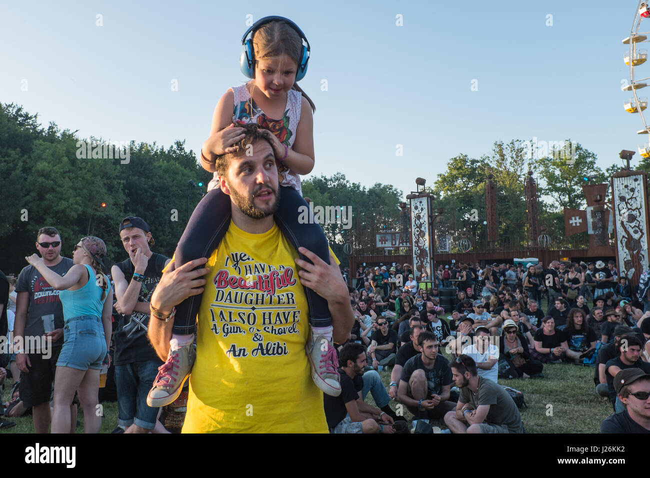 Heavy Metal Fans In France High Resolution Stock Photography and Images ...