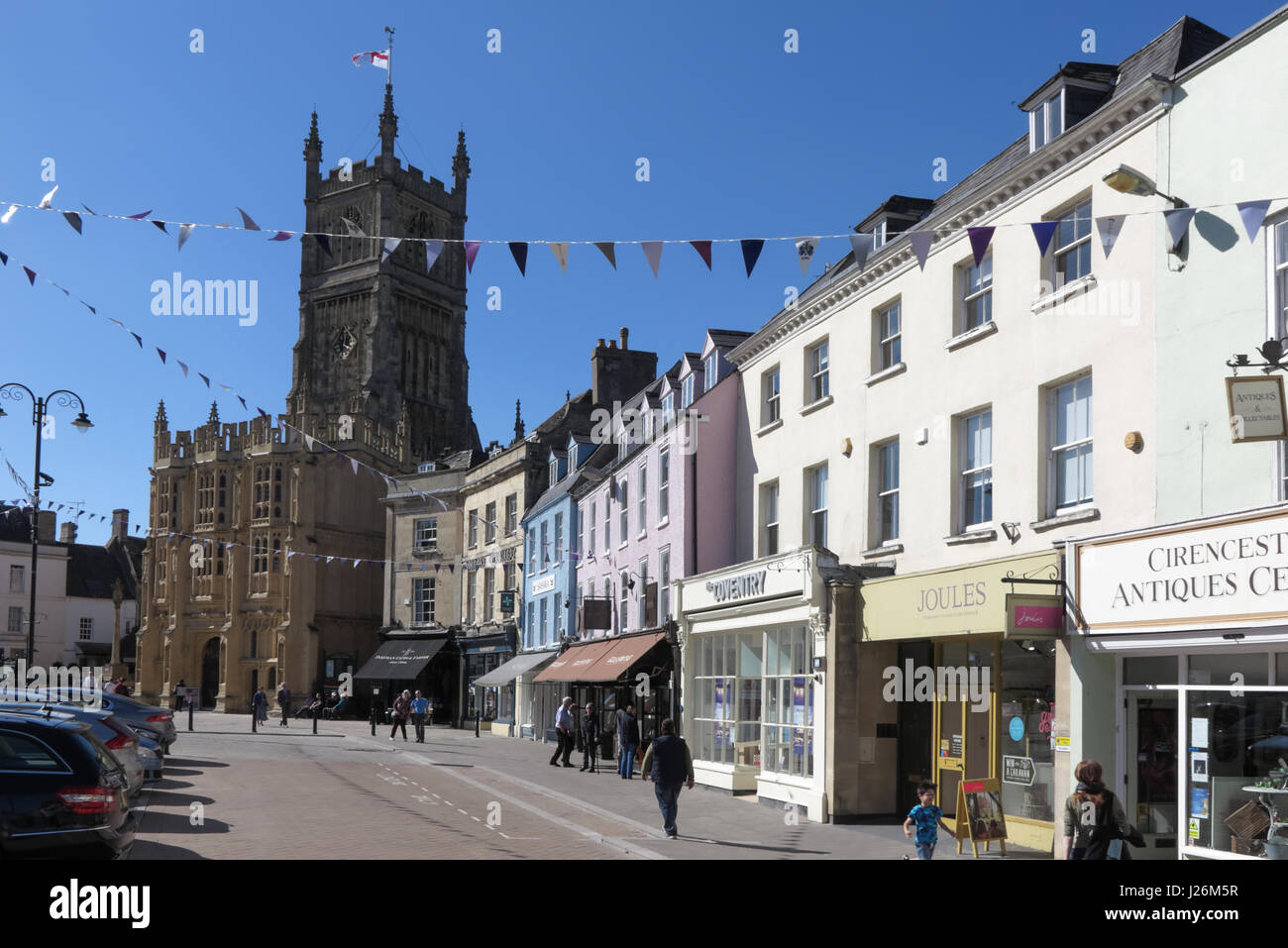 Cirencester market square hi-res stock photography and images - Alamy