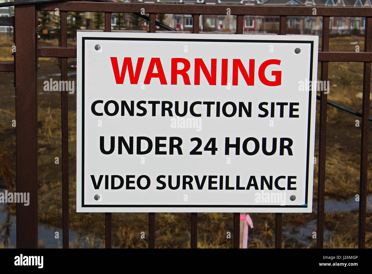 Construction site security guard hi-res stock photography and images ...