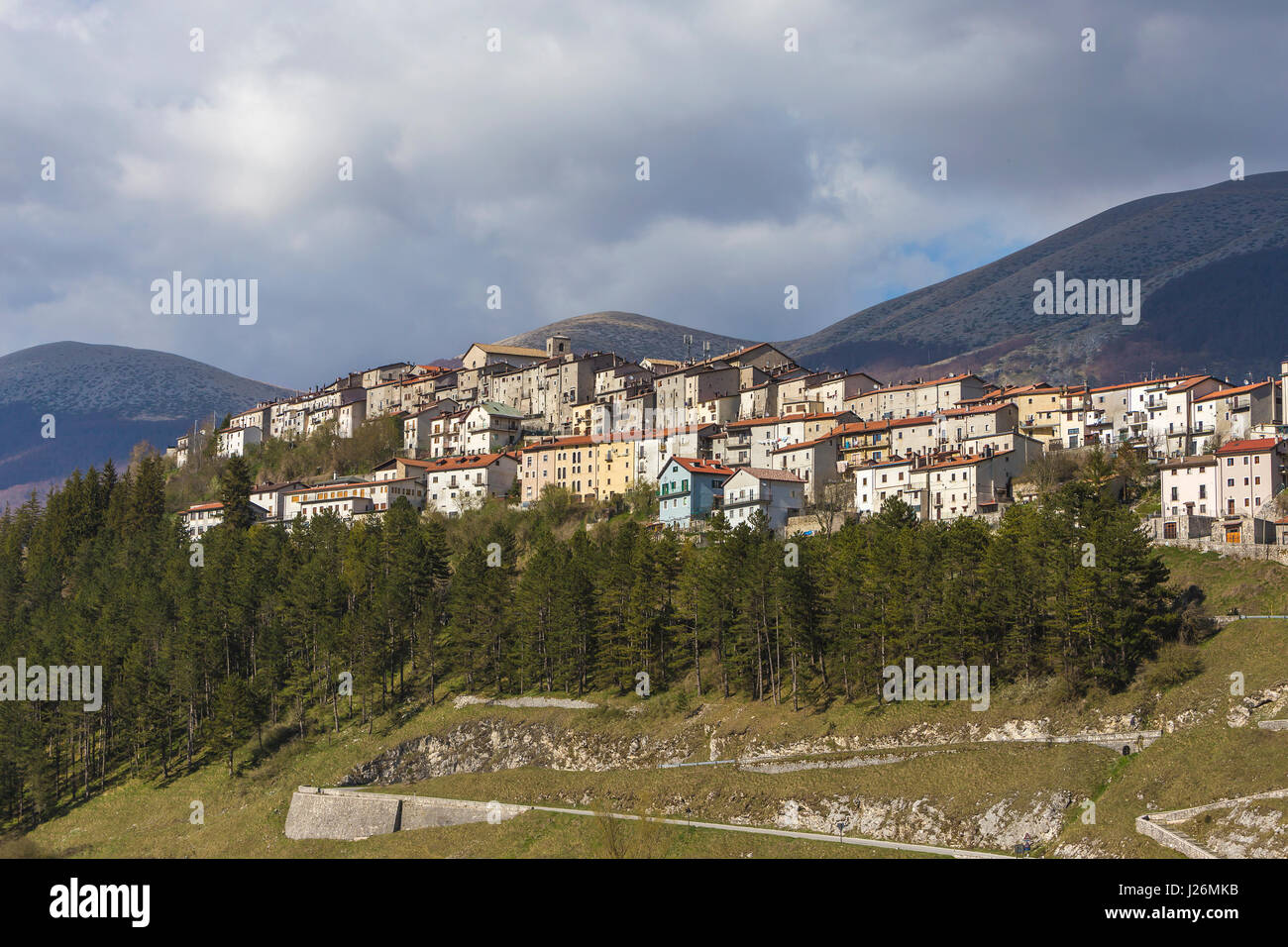 Opi in the National Park of Abruzzo in Italy Stock Photo - Alamy