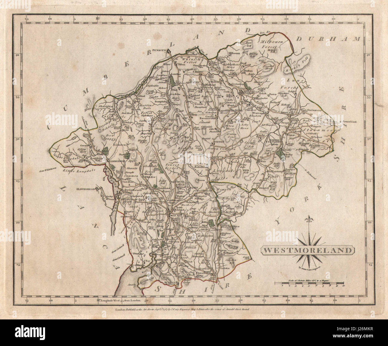 LAKE DISTRICT East by JOHN CARY. Windermere Ullswater Kendal Ambleside ...