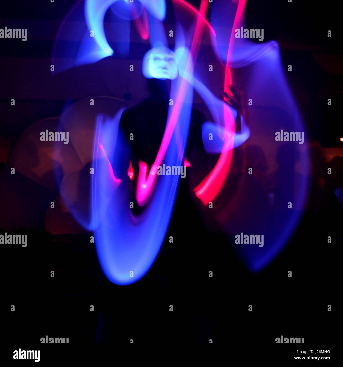 Laser light effect in performance hi-res stock photography and images ...