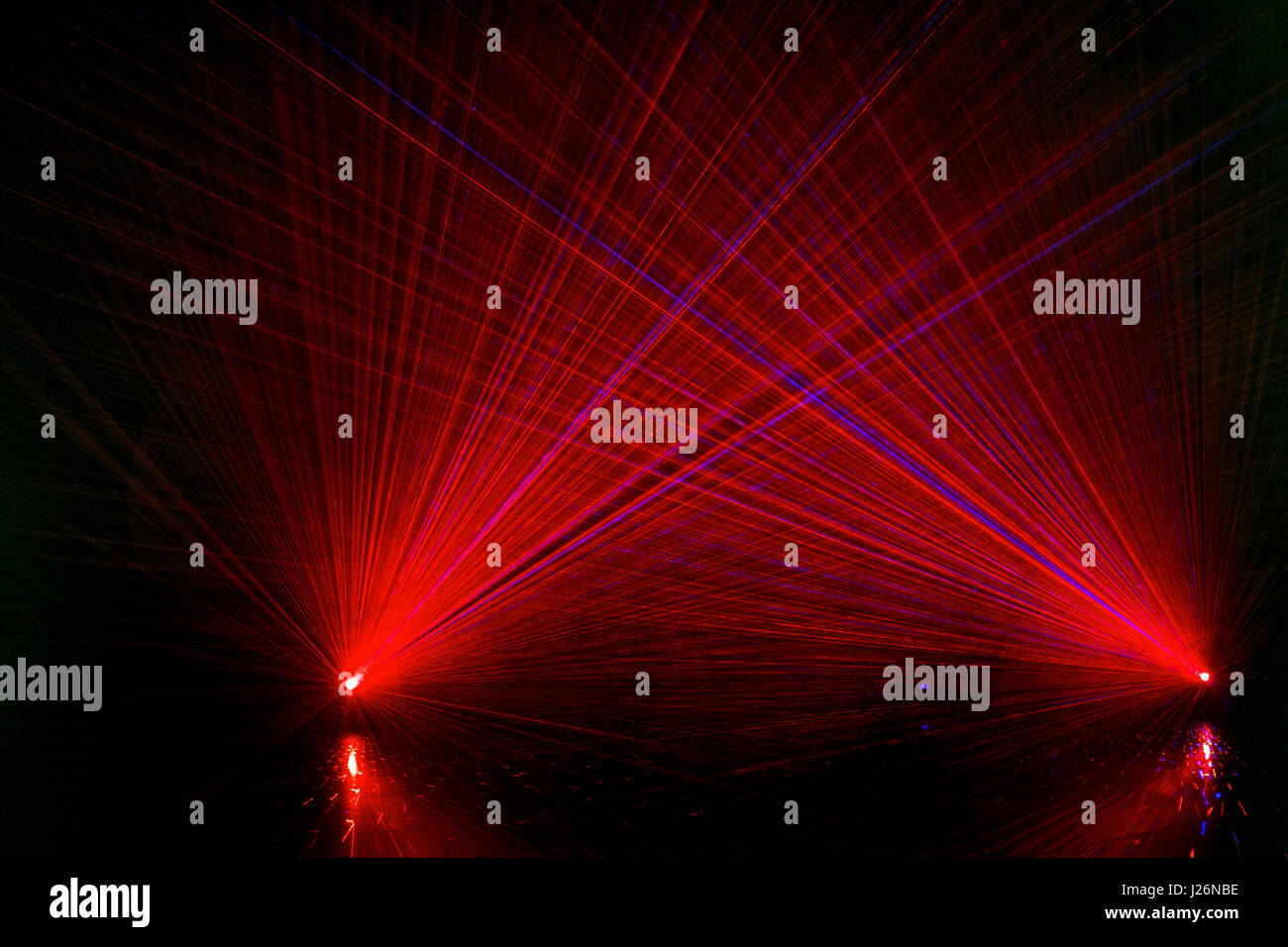Rave party laser beam hi-res stock photography and images - Alamy