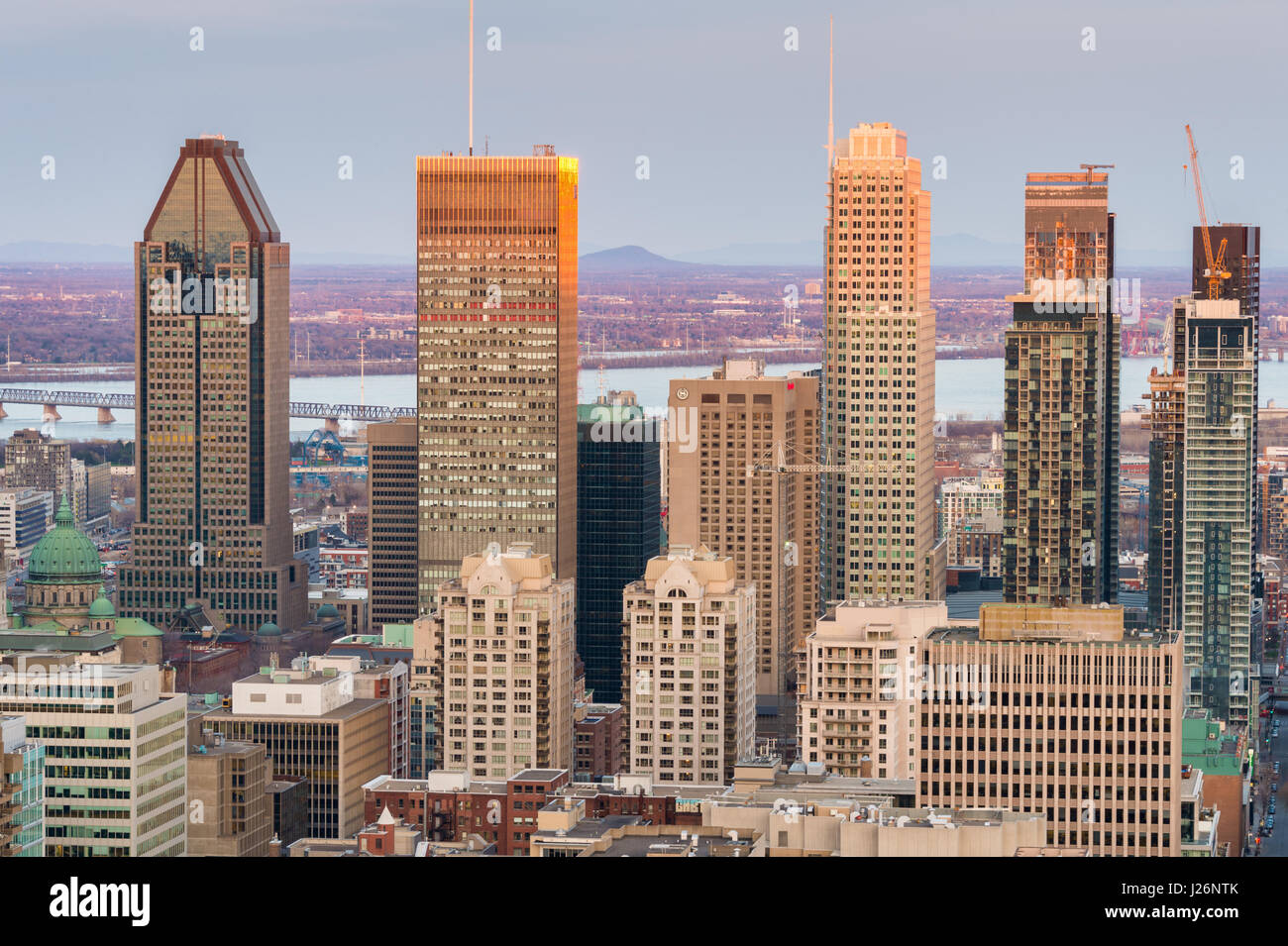 Mont royal at dusk hi-res stock photography and images - Alamy