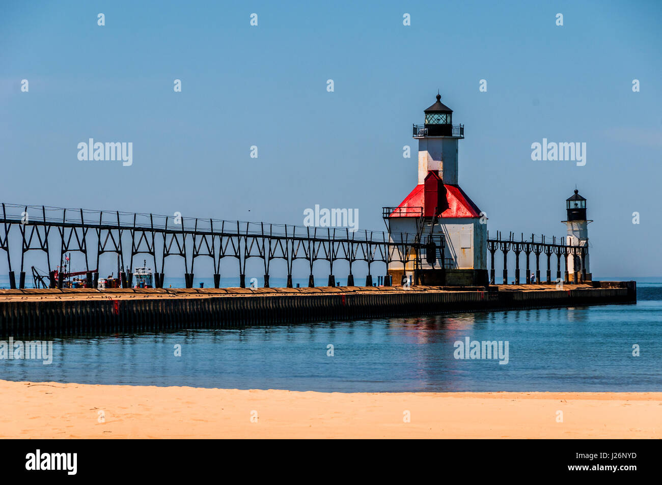 St joseph michigan lighthouse hi-res stock photography and images - Alamy