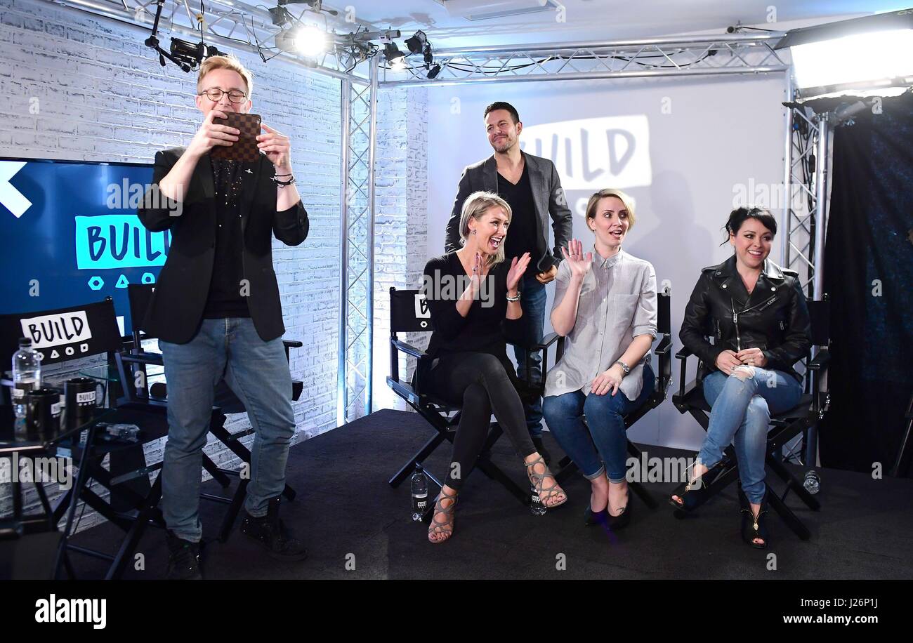 (left to right) Ian H Watkins, Faye Tozer, Â­Claire Richards, Lee ...