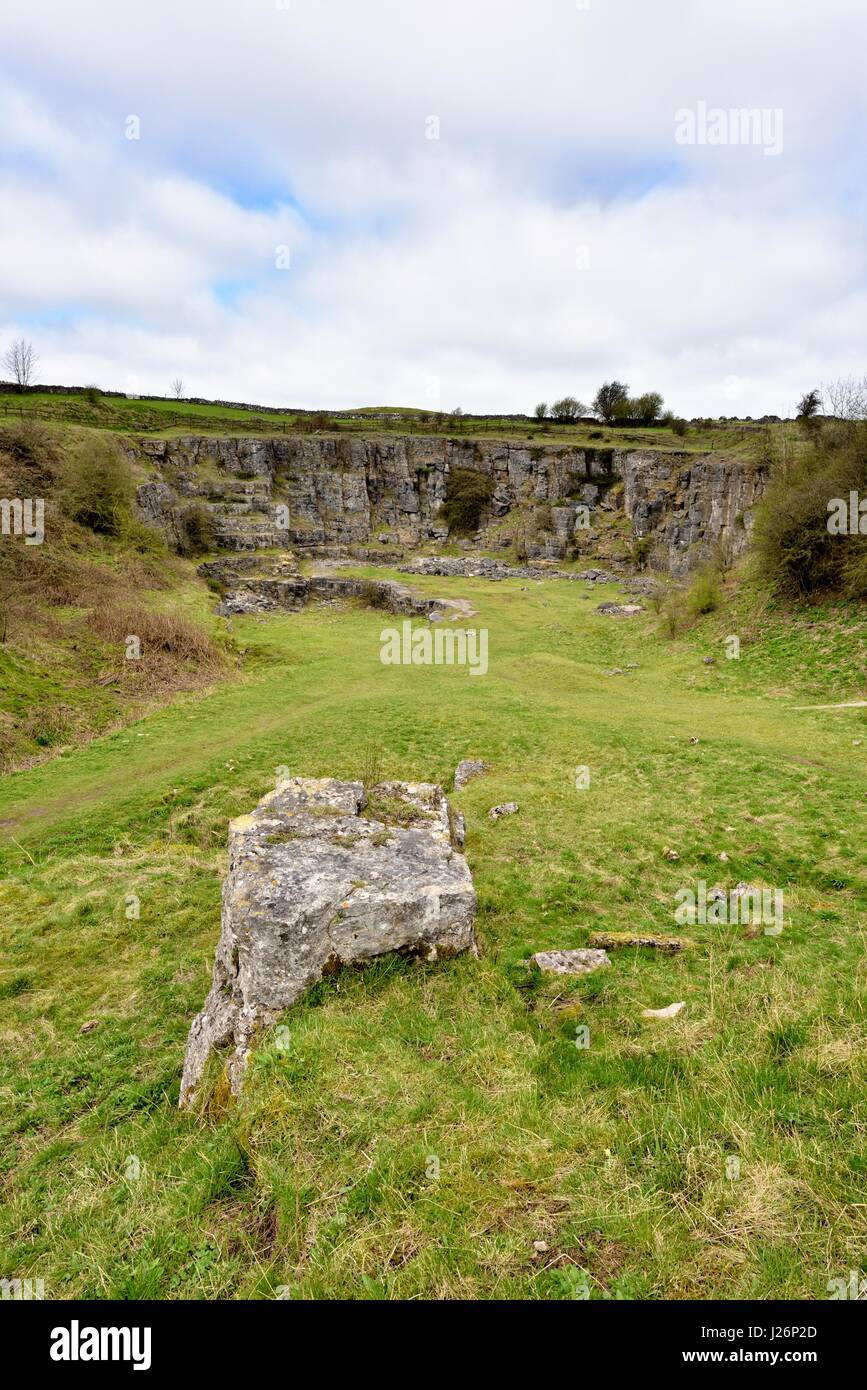 Redhill Quarry Middleton Top Derbyshire England UK Stock Photo - Alamy