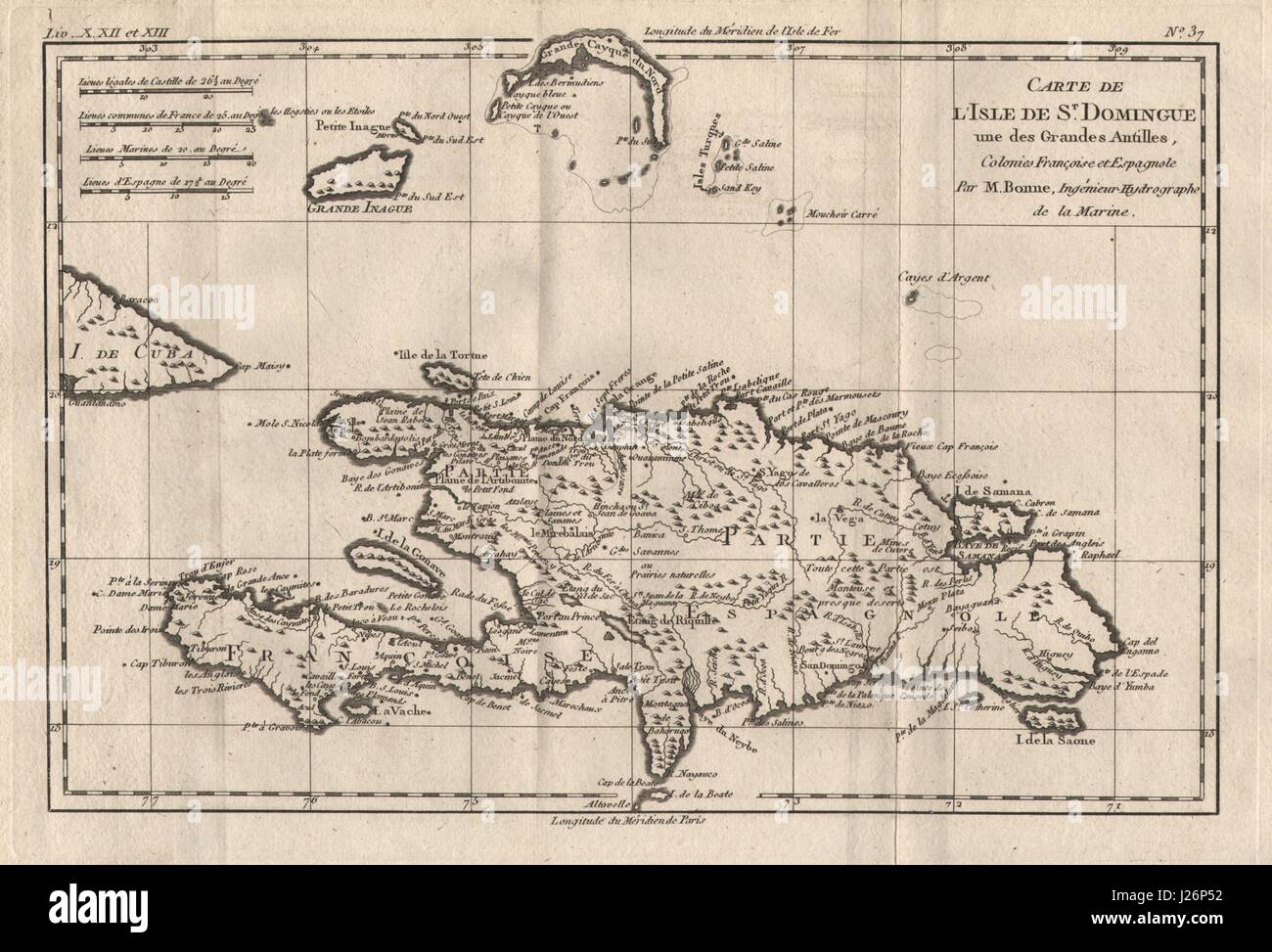 18th century haiti map hi-res stock photography and images - Alamy