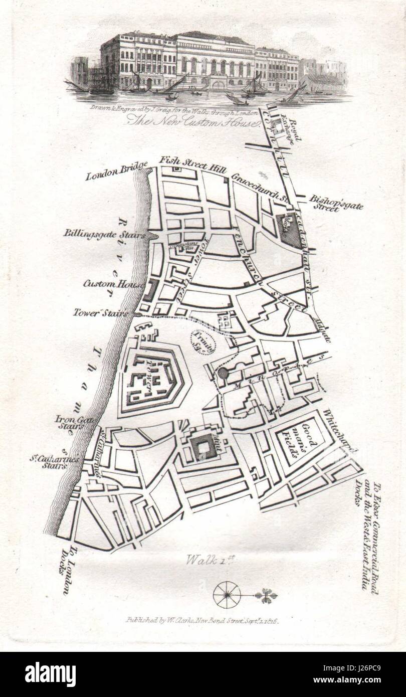 Map of southwark 19th century hi-res stock photography and images - Alamy