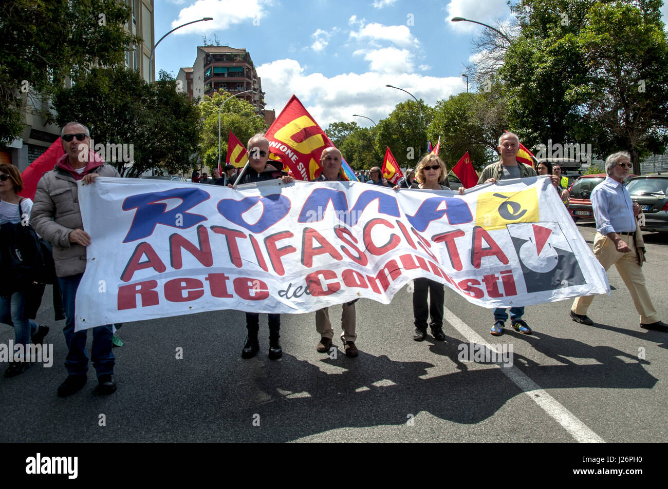 Rome celebrated the recurrence of Liberation with a procession called ...