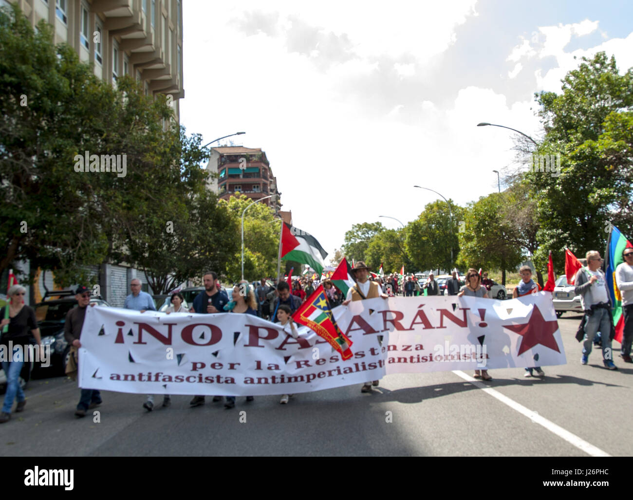 Rome celebrated the recurrence of Liberation with a procession called ...