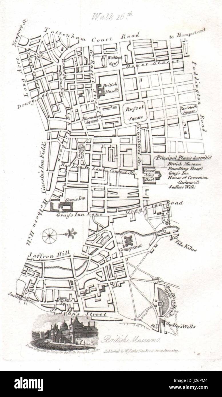 Seven dials map hi-res stock photography and images - Alamy