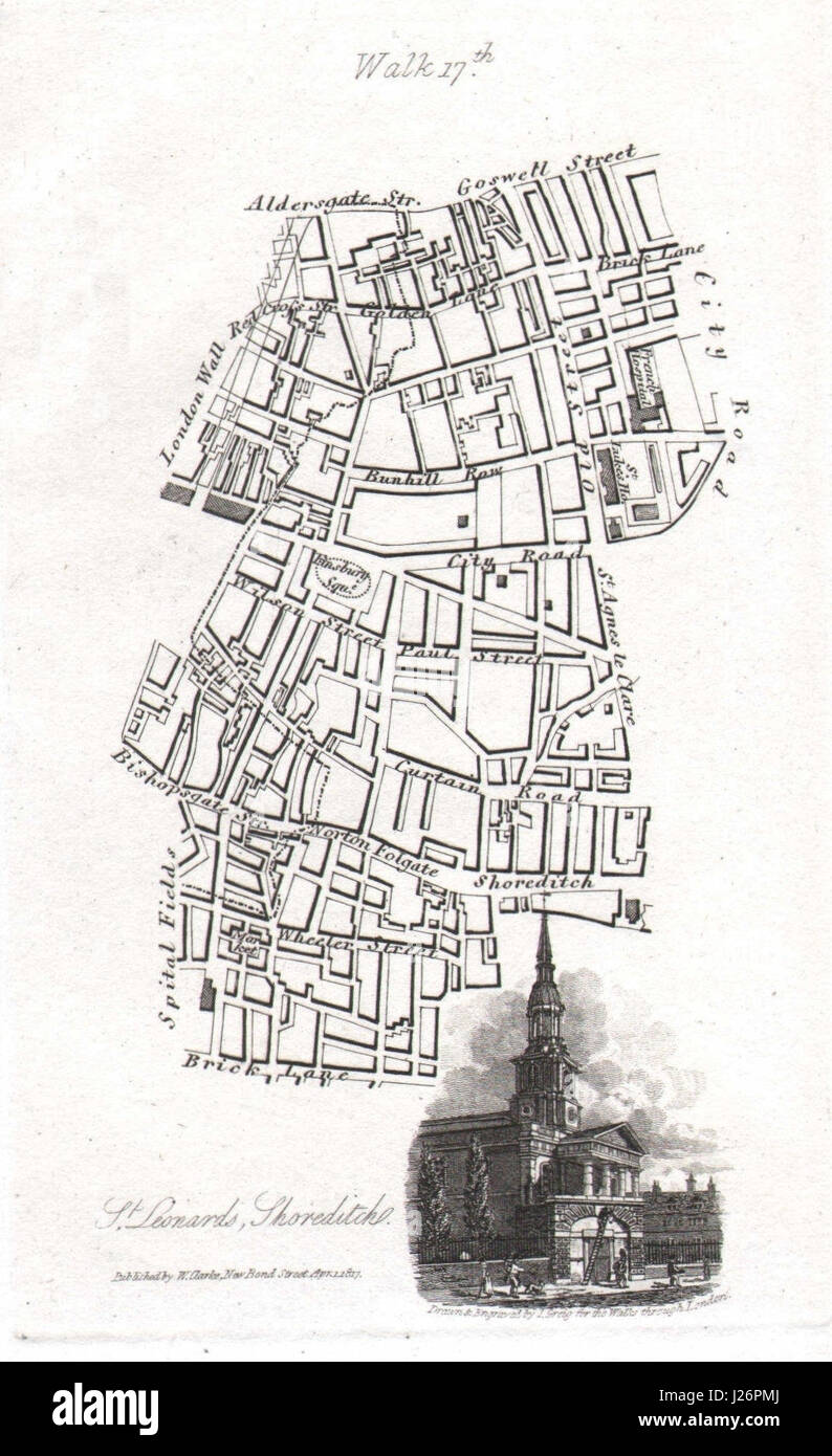 Shoreditch London Map High Resolution Stock Photography and Images - Alamy