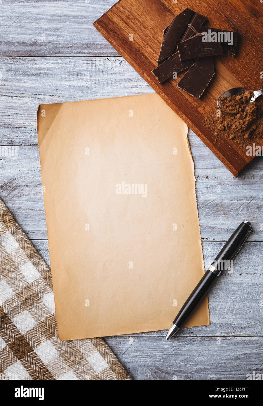 Sweet on old paper hi-res stock photography and images - Alamy