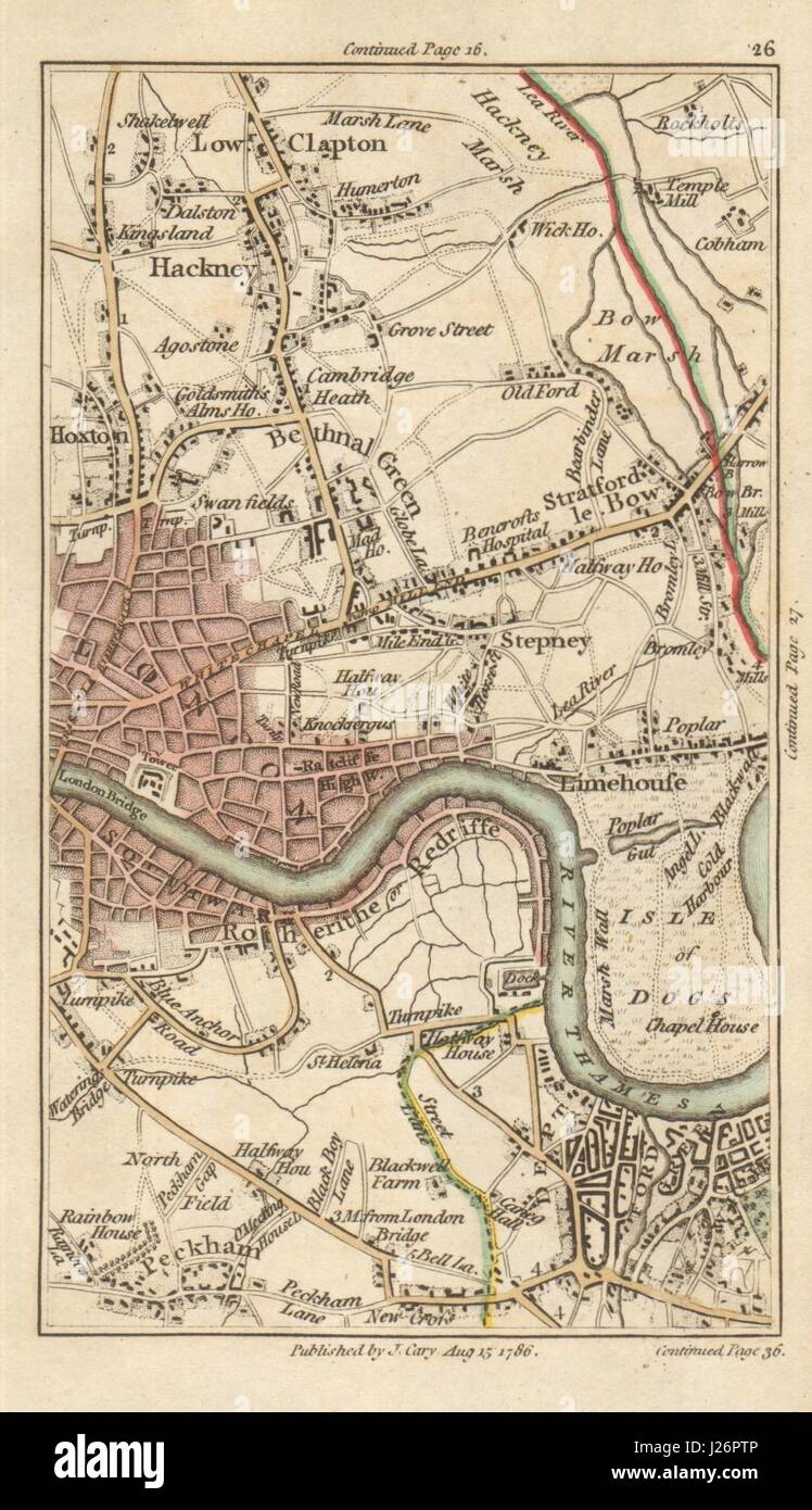 Isle of dogs map hi-res stock photography and images - Alamy