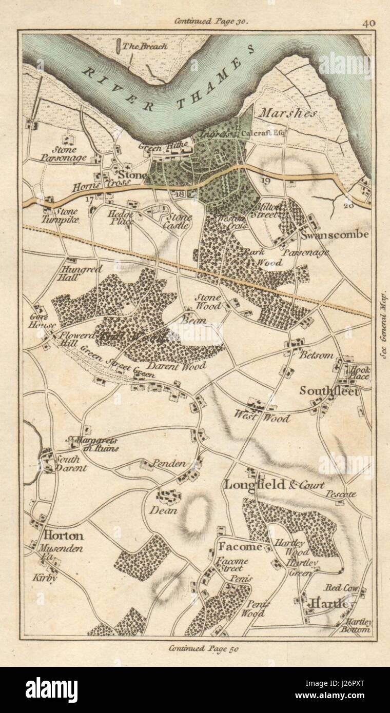 Map of kirkby hi-res stock photography and images - Alamy