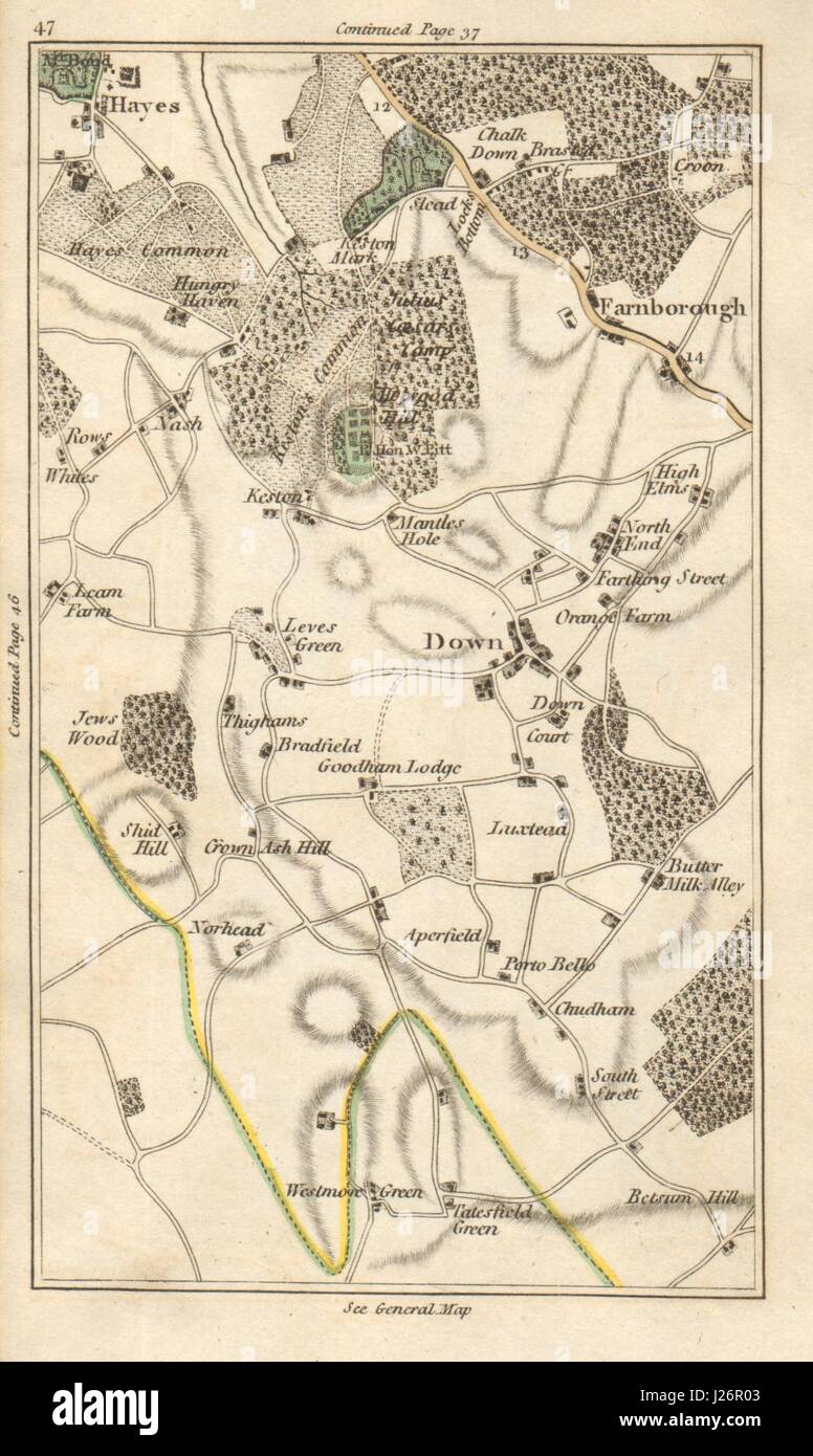 Biggin hill map hi-res stock photography and images - Alamy
