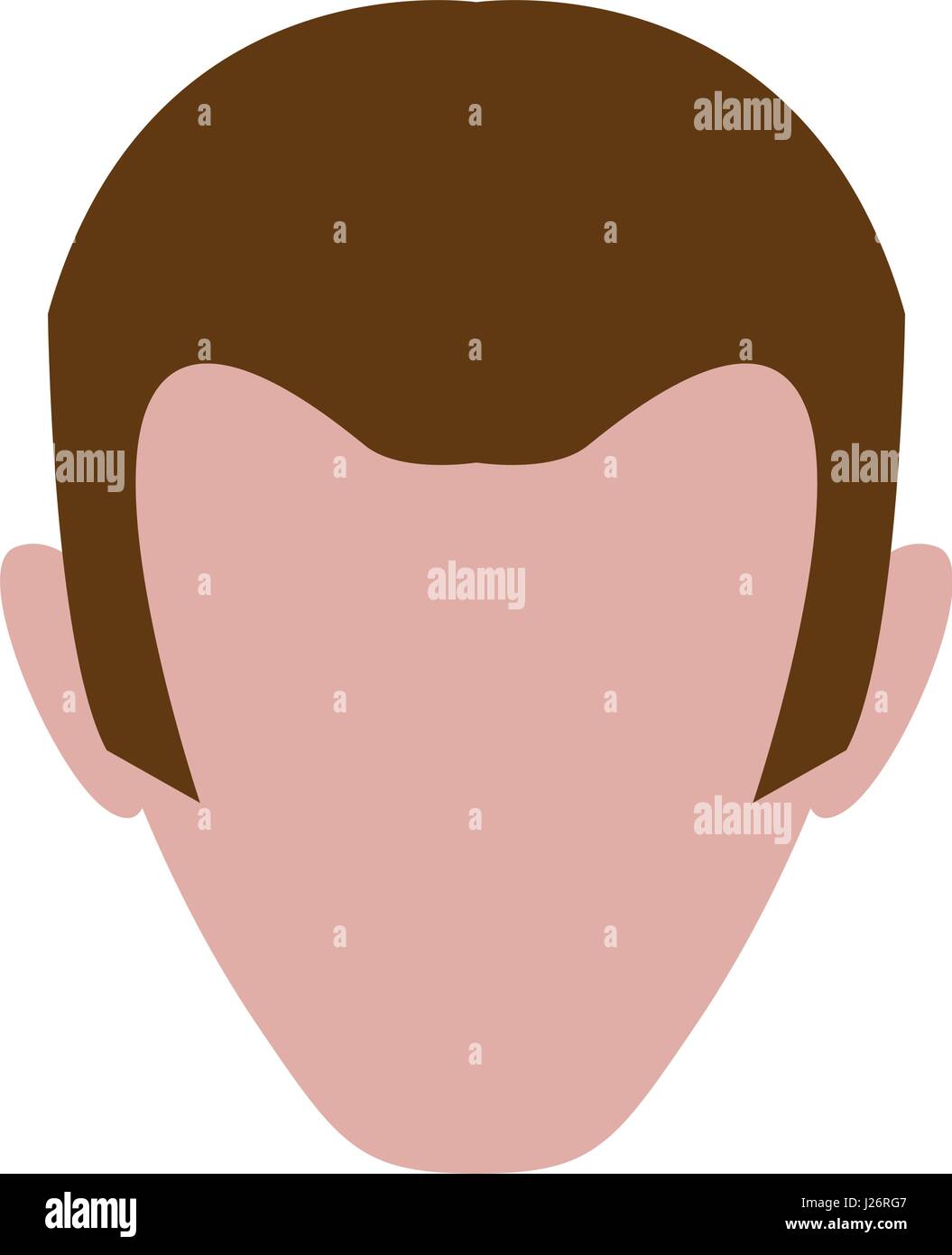 Male profile faceless Stock Vector Image & Art - Alamy