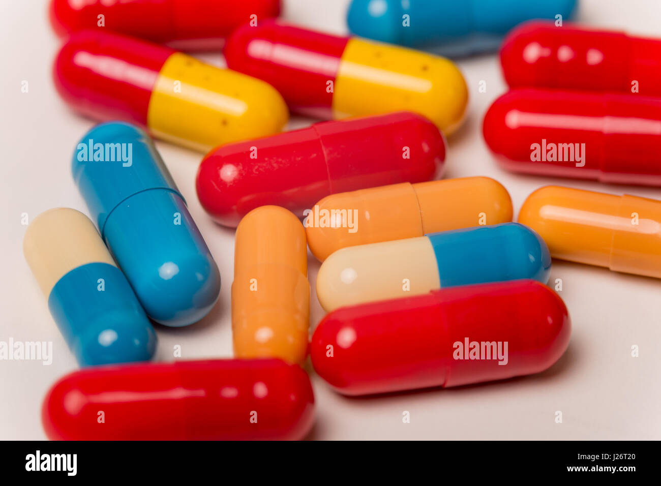 different Tablets pills capsule heap mix therapy drugs Stock Photo - Alamy