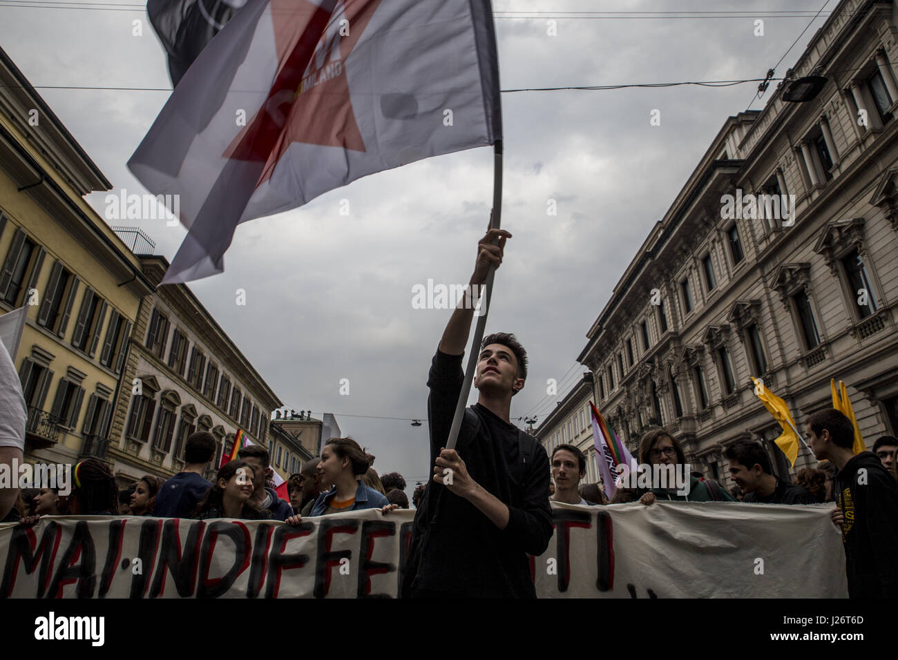 Milan, Italy. 25th Apr, 2017. The "liberation day" is celebrated on ...