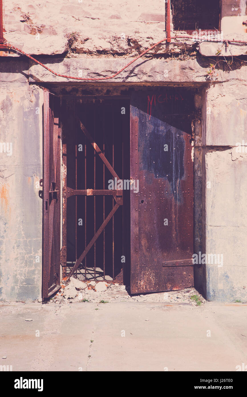 Architectural details of the Nine Gun Battery at Fort Hancock at Sandy ...