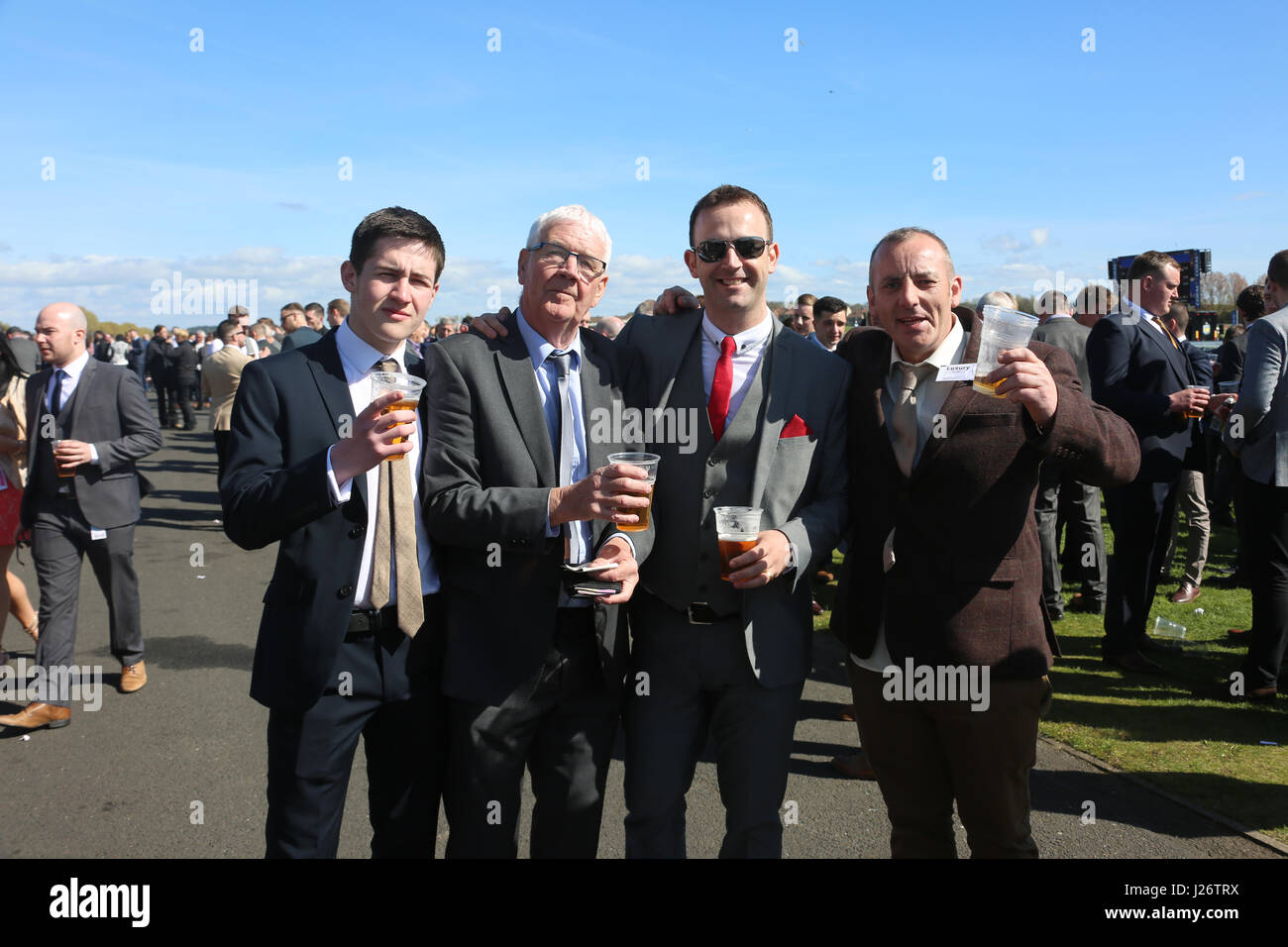 Scottish Grand National , Ayr Racecourse., Ayr, Scotland, UK April 2016 ...