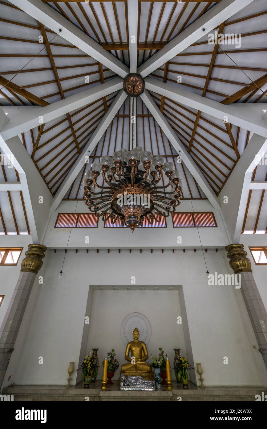 Roof of the Meditation hall, Mendut Buddhist Monastery (Vihara Mendut ...