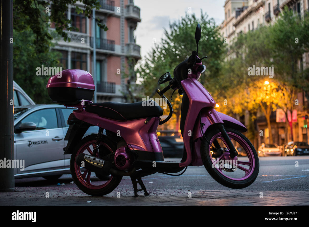Tricycle scooter scooters hi-res stock photography and images - Alamy
