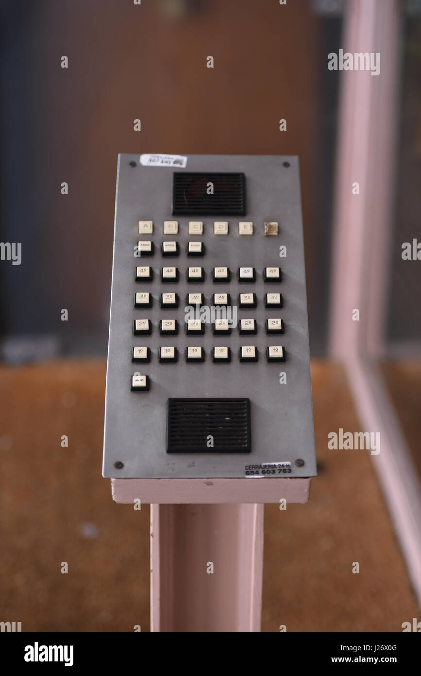 Vintage technology, tactile interface Stock Photo - Alamy