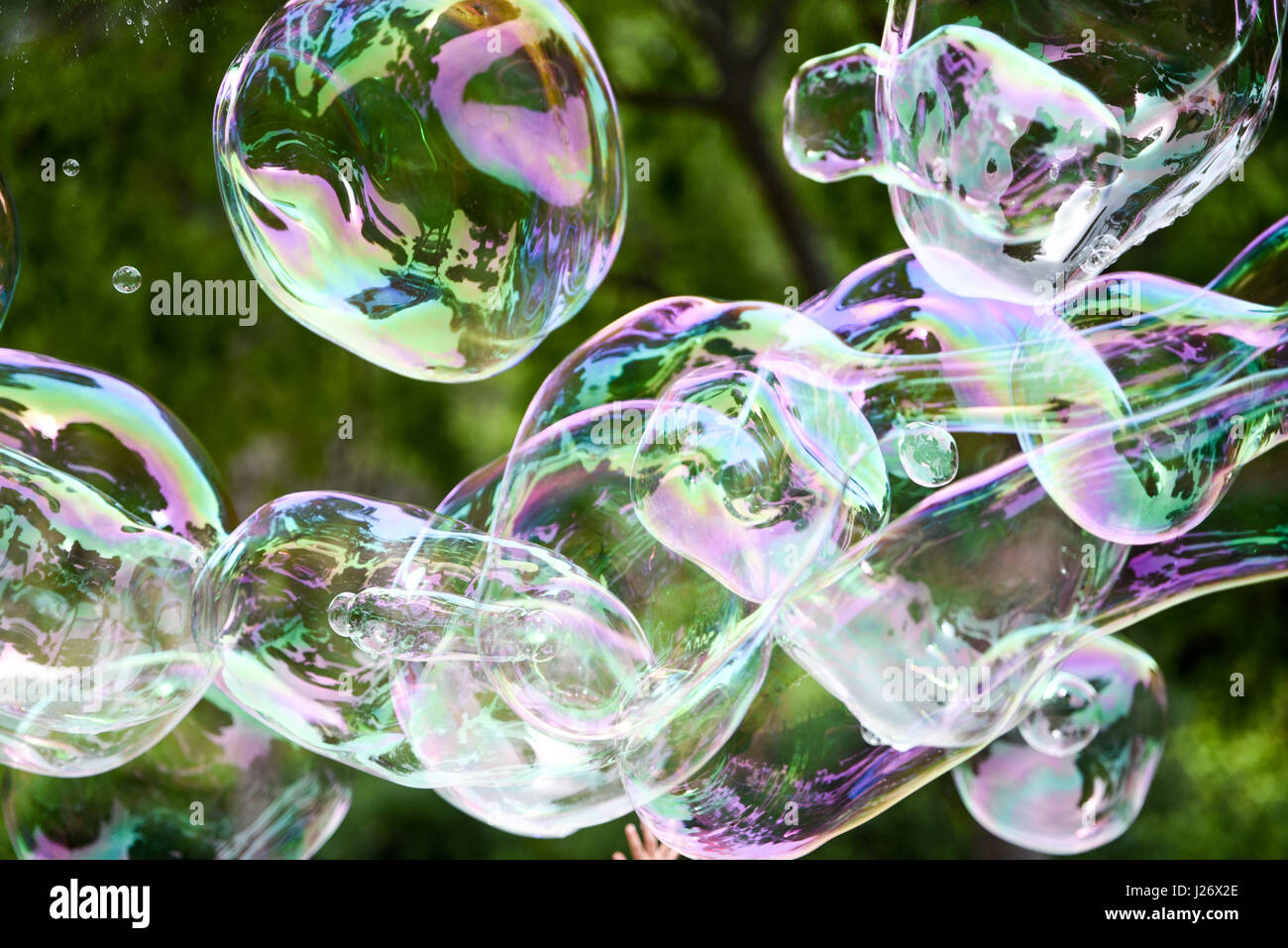 Giant soap bubbles Stock Photo - Alamy