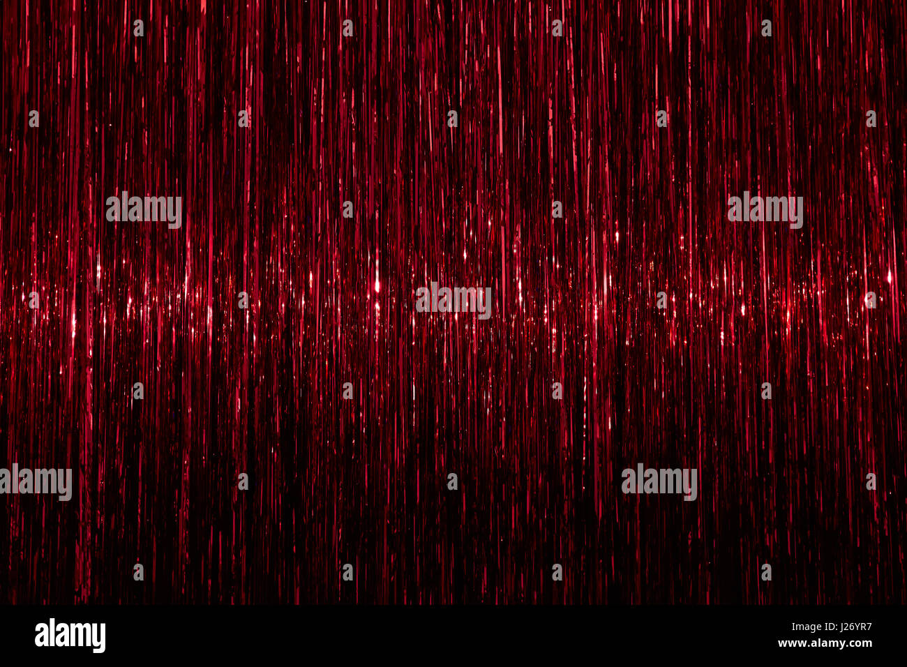 Tinsel background. Red sparkling abstract texture Stock Photo - Alamy