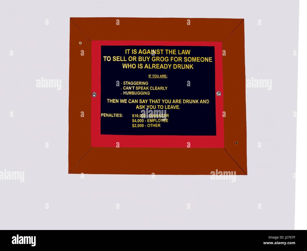 Remote area warning sign hi-res stock photography and images - Alamy