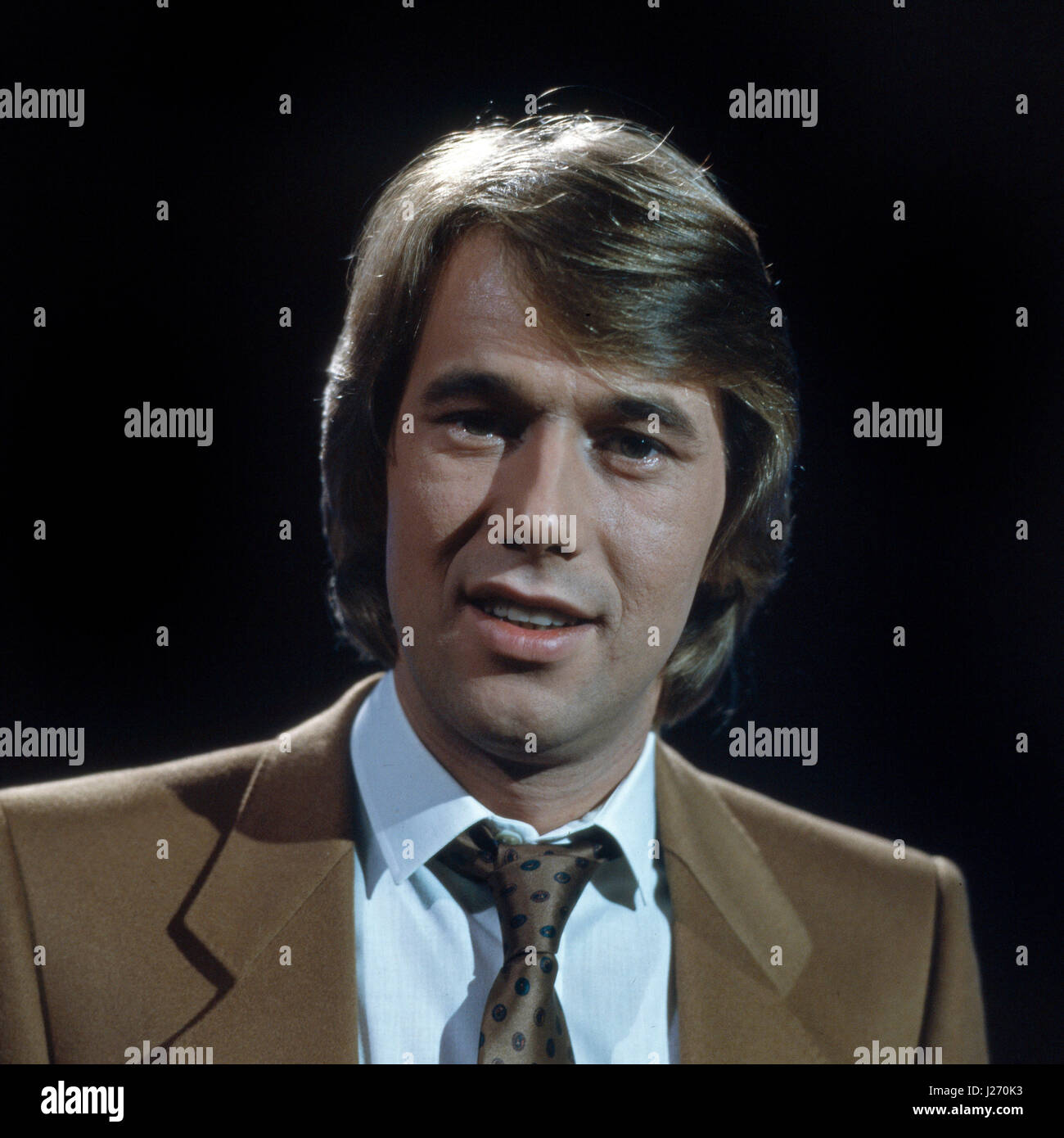 Deutscher Schlagersänger Roland Kaiser, Deutschland 1980er Jahre ...