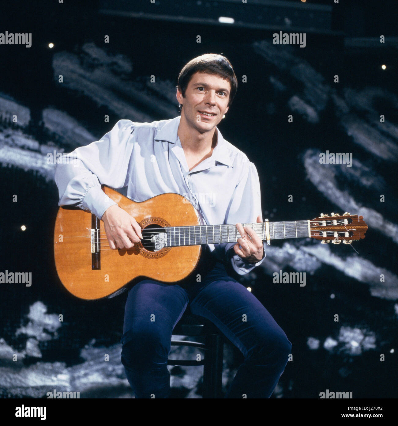 Deutscher Sänger und Liedermacher Reinhard Mey, Deutschland 1980er ...