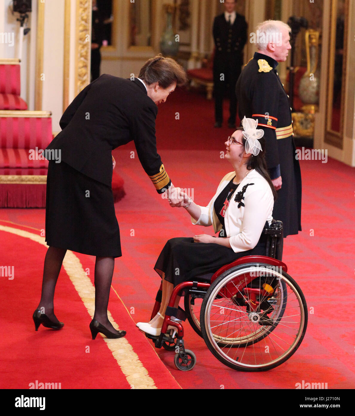 Miss Jessica Stretton from Hemel Hempstead is made an MBE (Member of ...