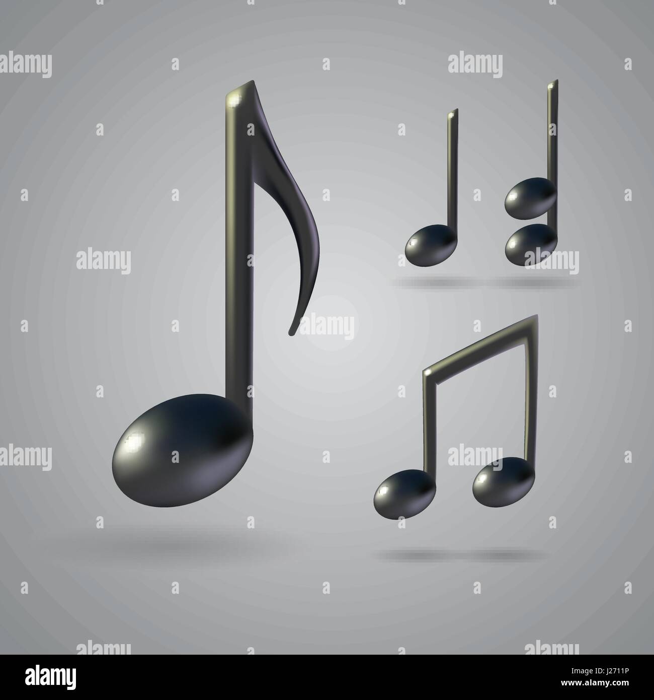 Musicnote 3d hi-res stock photography and images - Alamy