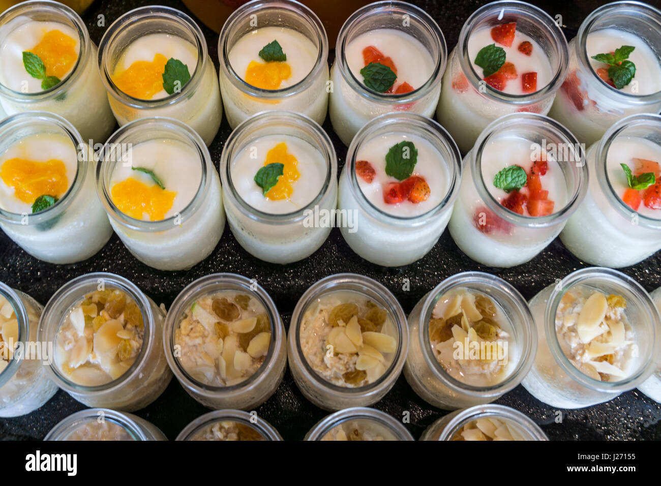 breakfast Buffet, fruits ,yoghurt, Anantara Resort Bangkok, Thailand ...