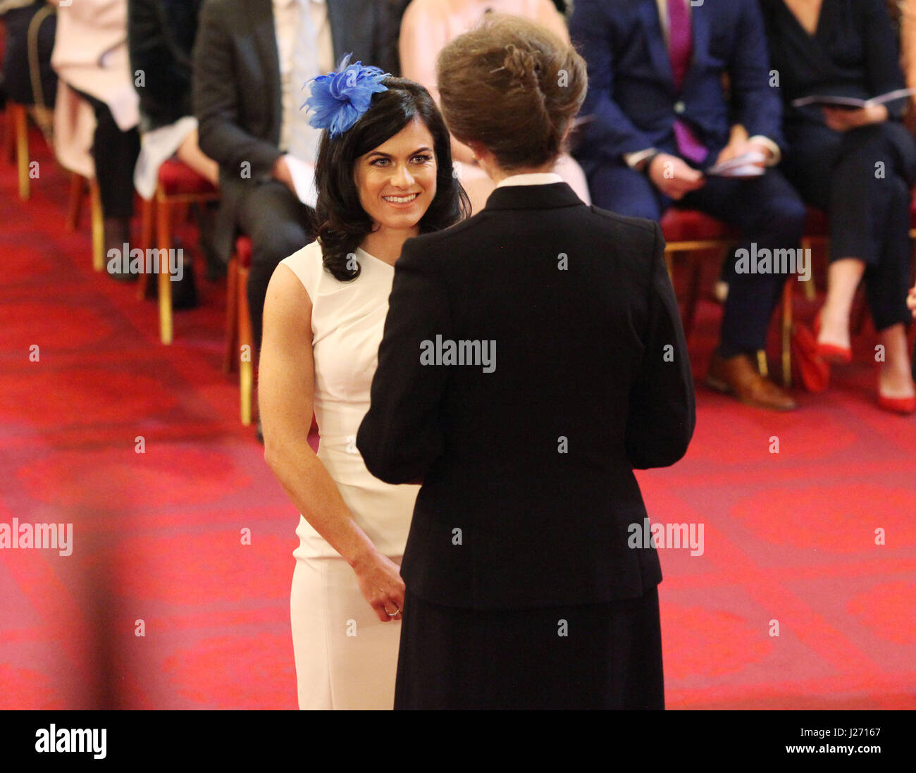 Miss Karen Carney from Birmingham is made an MBE (Member of the Order ...