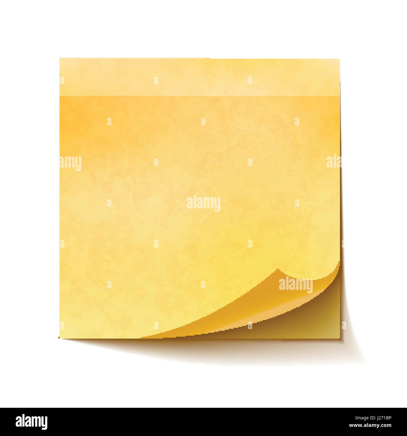 Realistic sticky note isolated on white background Stock Vector Image ...