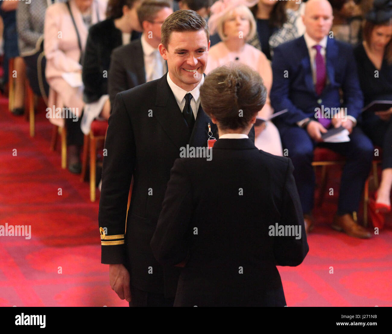 Lieutenant Peter Reed, Royal Navy from Nailsworth is made an OBE ...