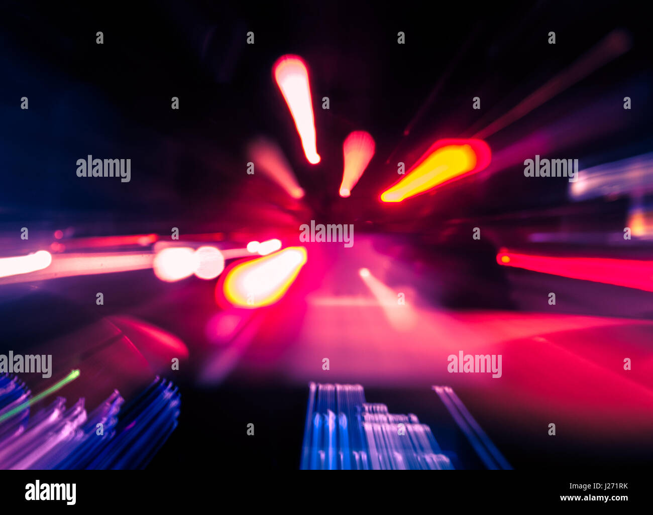 Car with zoom effect hi-res stock photography and images - Alamy