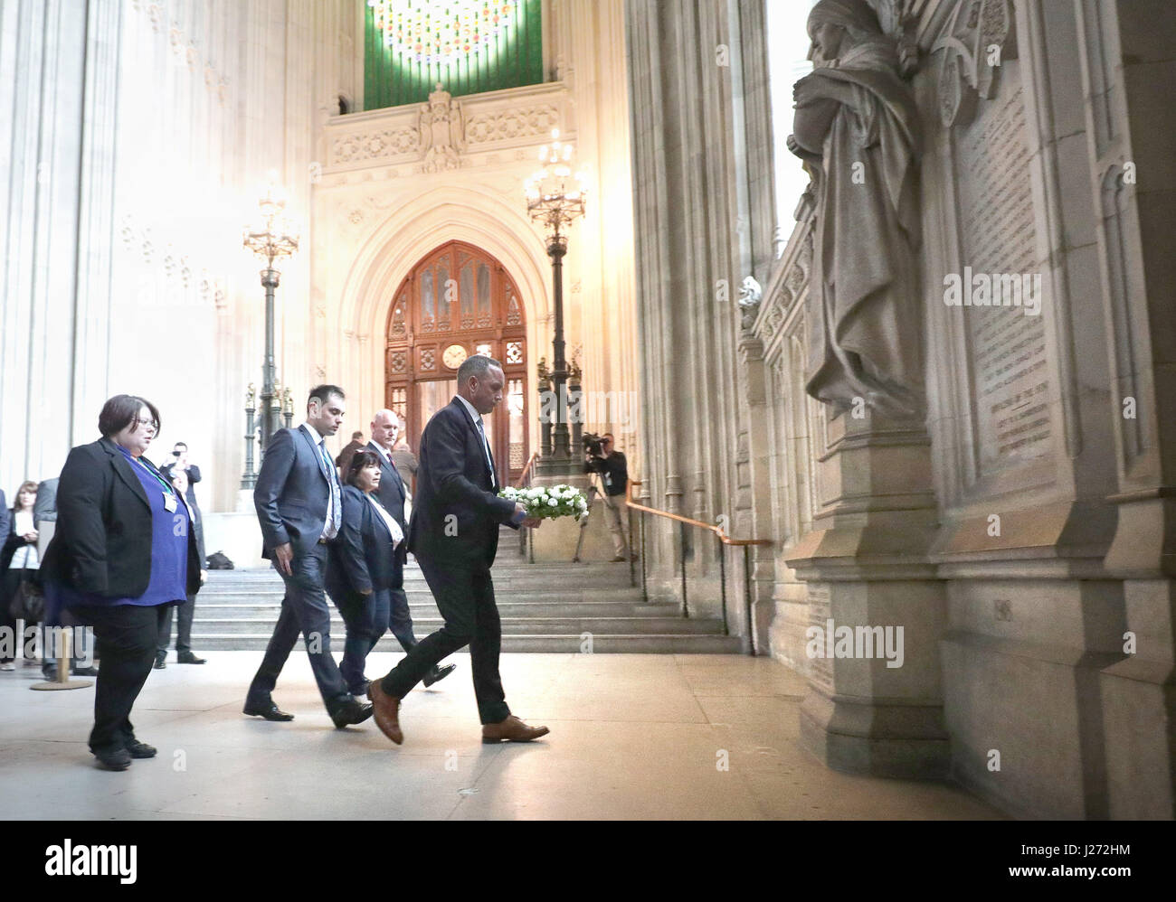 Families of the soldiers killed in the IRA bombing in Hyde Park in 1982 ...